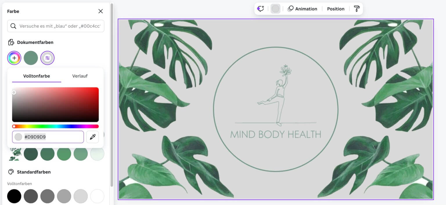 Work in Canva: Präsentiere deine Praxis mit einer Broschüre